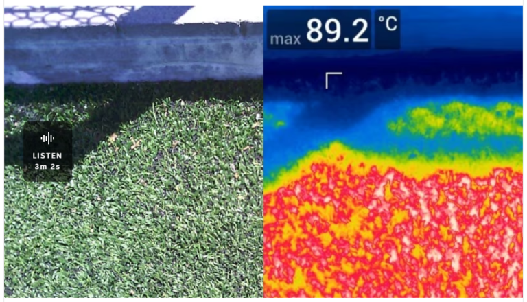 Artificial Turf Heat Test |Greenacres Turf Group